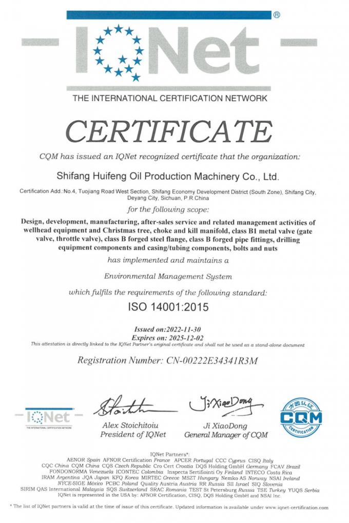 High Performance API 6A Flat Gate Valve For Oilfield And Wellhead